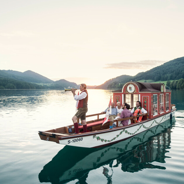 Zillenschifffahrt am Fuschlsee mit der Fuschlerin
